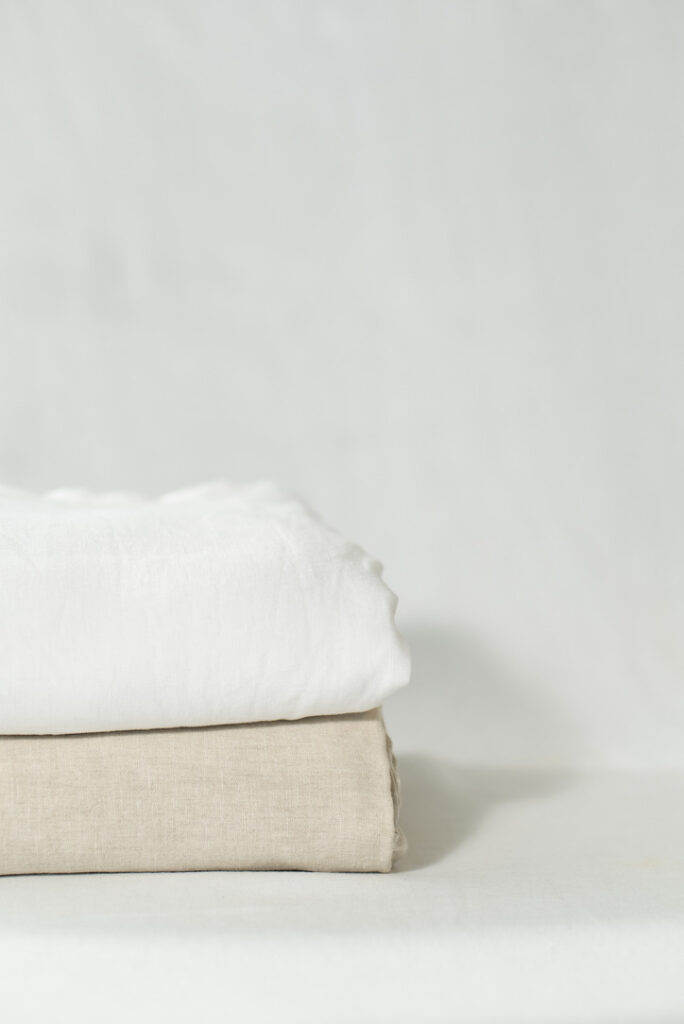 Table Cloth – French Linen White – Ivy Bleu